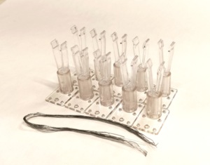 Universal Neon Tube Support with tie wires